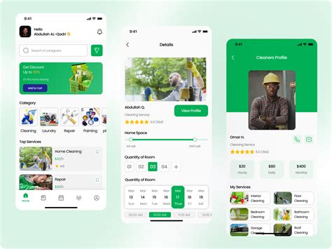 Home Services App UI Flutter Design By Abdullah ALQadri On Dribbble