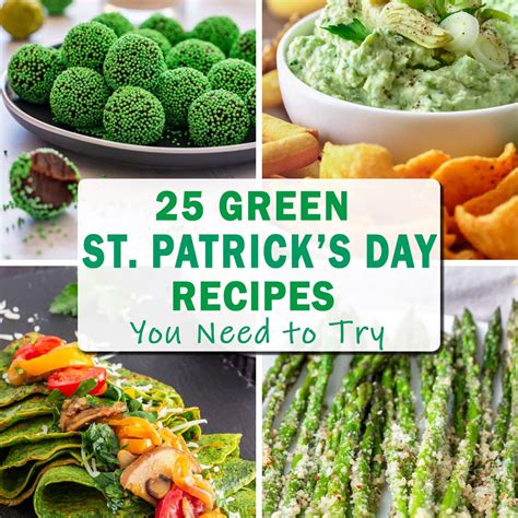 25 Green St Patricks Day Recipes You Need To Try Happy Foods Tube