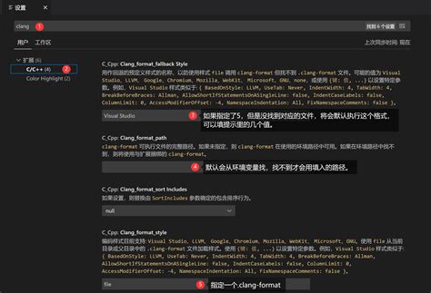 clang format 格式化代码 夜云泊