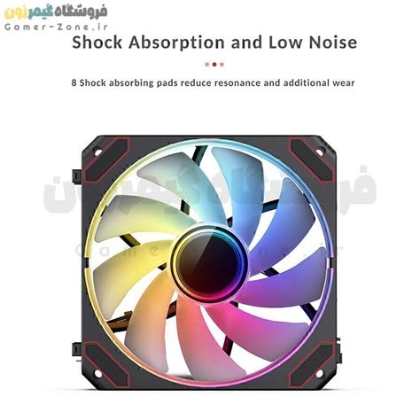 پک 3 عددی فن خنک کننده کیس بدون سیم جونزبو مدل Jonsbo ZG 120 Triple Wire free Splicing ARGB PWM