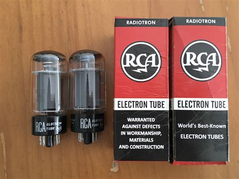 Rca 6l6gc Nos Pair ﻿ Hi Fi And Cinema Cables And Accessories