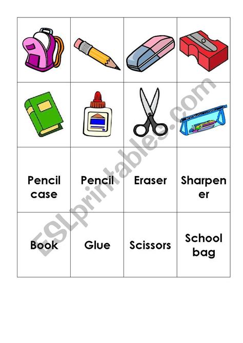 Memory Game ESL Worksheet By Miroslava Glz