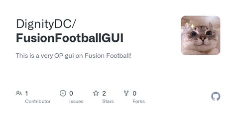 Github Dignitydc Fusionfootballgui This Is A Very Op Gui On Fusion Football