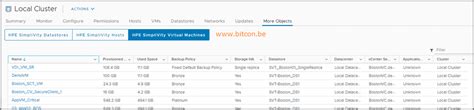 Hpe Simplivity 4 1 0 Single Replica Virtual Machines Bitcon Smart It