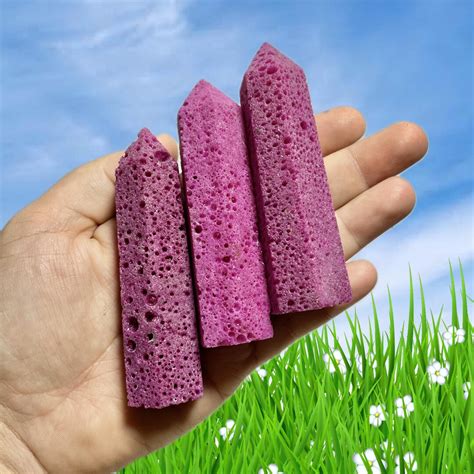 Honeycomb Ruby Tower Lab Enhanced Crystal Point Crystals For