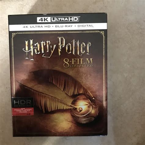 Harry Potter 8 Film Collection 4k Ultra Hd And Blu Ray 16 Disques
