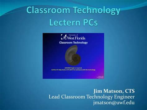 Ppt Classroom Technology Lectern Pcs Powerpoint Presentation Free Download Id 1880810