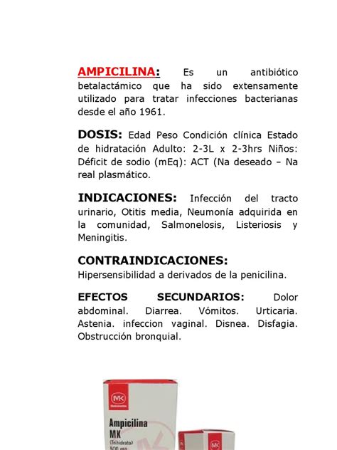 Ampicilin A Pdf Droga Anti Inflamatoria Libre De Esteroides Asma