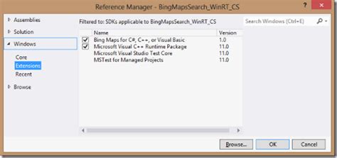 geocoding and routing in bing maps windows store apps native