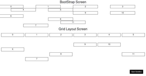 React Grid Layout Build Bootstrap Codesandbox