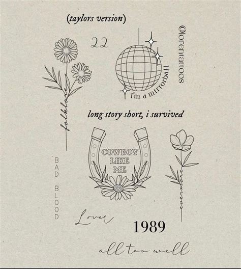 Tattoo Inspiration Taylor Swift Taylor Tattoo Inspo Tattoo