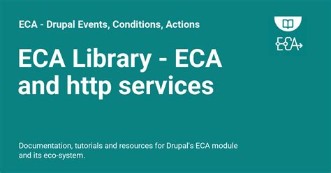 Eca Library Eca And Services Eca Drupal Events Conditions