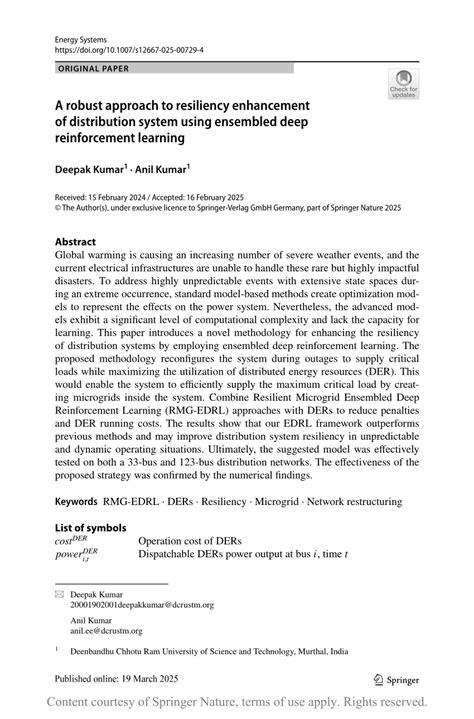 A Robust Approach To Resiliency Enhancement Of Distribution System Using Ensembled Deep