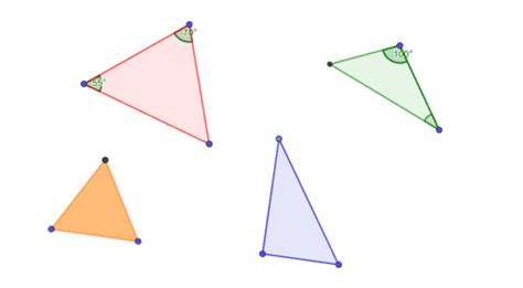 Triangle Classification Geogebra