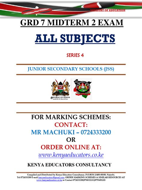 Grade 7 Midterm 2 Set 4 Exam 2023 Pdf Schools Learning