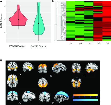Bicluster 2 Panss Scores Heat Map Of Loadings Of Independent Download Scientific Diagram