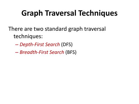Lecture 16 Graphs Traversal Ppt
