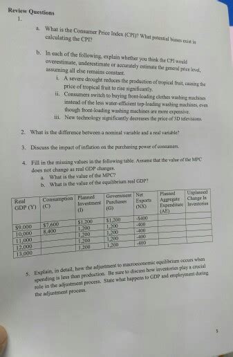 Solved What Is The Consumer Index CPI What Price Chegg Com