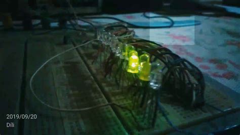 Runing Led Mengunakang Ic555 Ic Nand Ic 74ls193 Ic 74ls154 Youtube