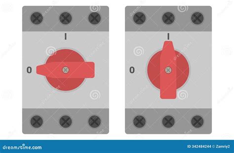 Modular Three Pole Disconnect Switch Stock Illustration Illustration