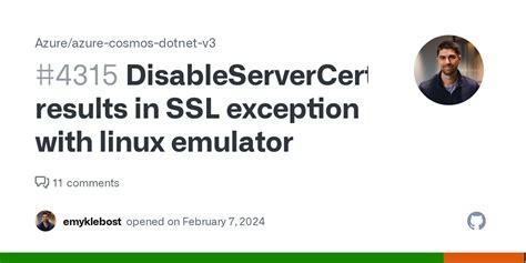 Disableservercertificatevalidationtrue Results In Ssl Exception With