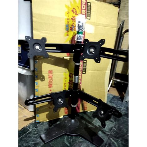 【請勿直接下單 無法寄送】快拆式 鋁合金 四懸臂 瑩傅支架 電腦螢幕支架 多螢幕支架 螢幕底座 蝦皮購物