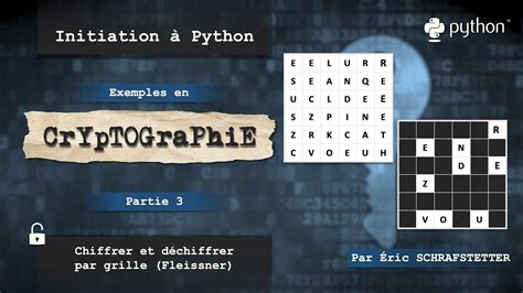 python and cryptographie partie 3 chiffrement par grille youtube