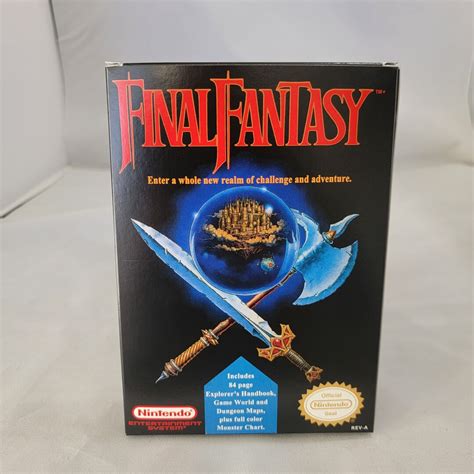 Final Fantasy Ntsc Nintendo Nes En Reproduction Box Etsy