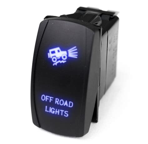 Polaris General Rocker Switch W Blue Led Radiance Off Road Lights By Race Sport Lighting