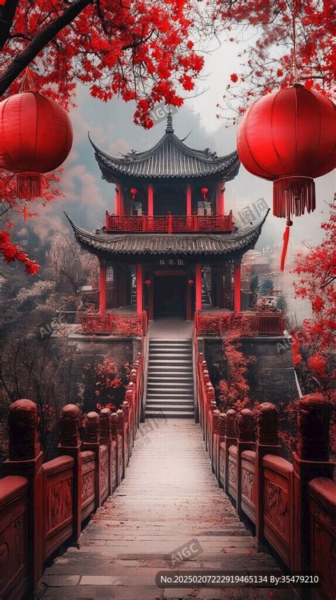 Ai创作图亭台楼阁鸿运当头 山水楼阁雅致意境风 楼阁古建风 古风楼阁 亭台楼阁意境插画 古风建筑物亭台楼阁 仙境亭台楼阁 亭台楼阁古风插画 红色徽派 唯美古建筑 光照红亭 亭台楼阁背景 古典