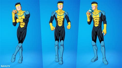 Invincible Skin Showcase With Emotes And Dances Fortnite Battle