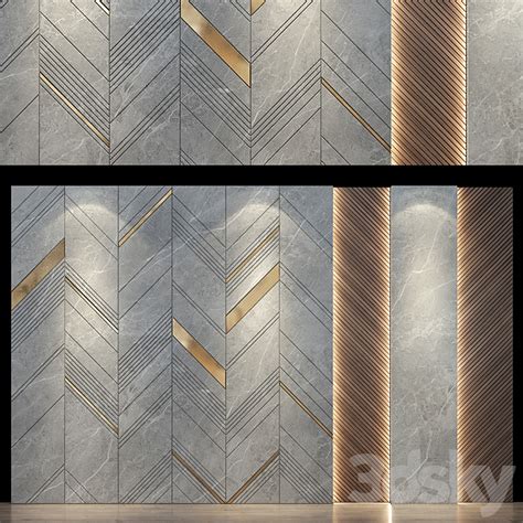 Wall Panels Set 128 Other Decorative Objects 3d Model