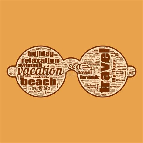 Travel Vacation Text Illustration Background Header Abstract Stock
