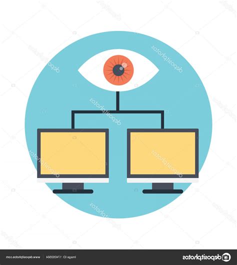 Network Monitoring Icon At Collection Of Network