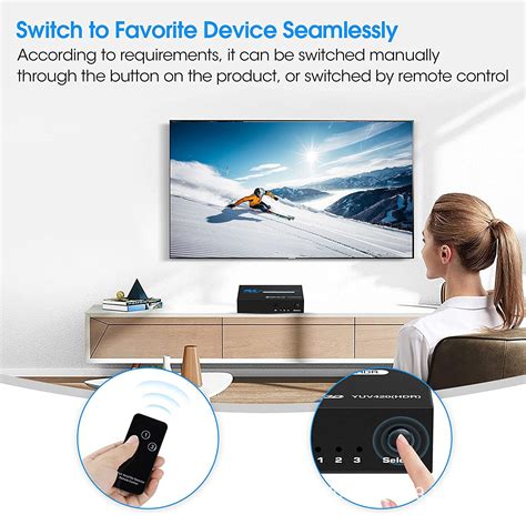 Hdmi切换器3进1出 Hdmi2 0切换器3x1hdmi Switch 4k60hz Hdc P2 2 阿里巴巴