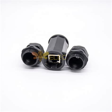 Rj45 Waterproof 8pin Connector Ethernet Lan Ip68 Electric Cable Socket