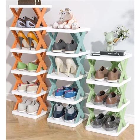Yy ชั้นวางรองเท้า ชั้นวางของ แบบ Diy 1901 Shopee Thailand