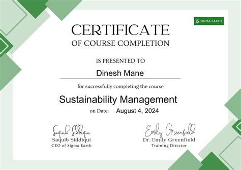 Sustainability Management