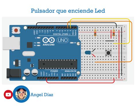 Arduino Utilizar Botón Pulsador Angel Alfonso