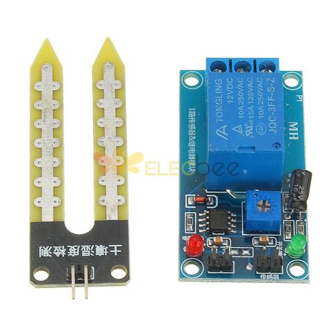 Pcs DC V Relay Controller Soil Moisture Humidity Sensor Module Automatically Watering