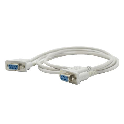 RS232 DB9 Serial Cable 9Pin Double Female 1 5m PC Converter Extension Cable Shopee Malaysia