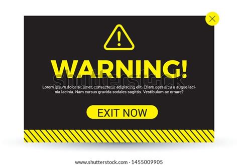 Website Warning Images Stock Photos D Objects Vectors Shutterstock
