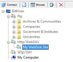 Connect To Web Disk With Third Party Software Blog SSDSunucum