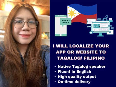 Localize Your App Or Website To Filipino Or Tagalog By Caramadamba Fiverr