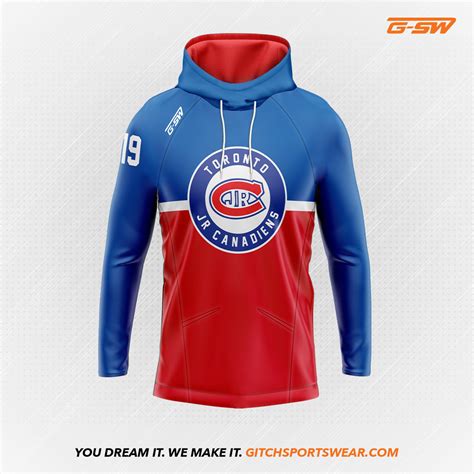 Custom High Performance Sublimated Hoodie Gitch Sportswear Gitch