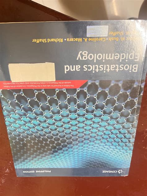 Biostatistics And Epidemiology Hobbies And Toys Books And Magazines Textbooks On Carousell