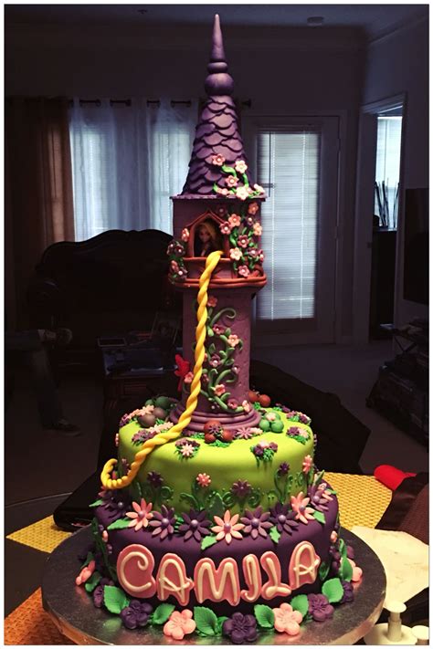Rapunzel Cake I Enjoyed A Lot Making This Cake Is One Of My Favorites Rapunzel Cake