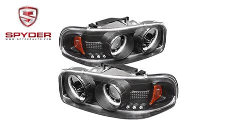 Spyder Gmc Sierra 150025003500 99 06 Projector Headlights Ccfl
