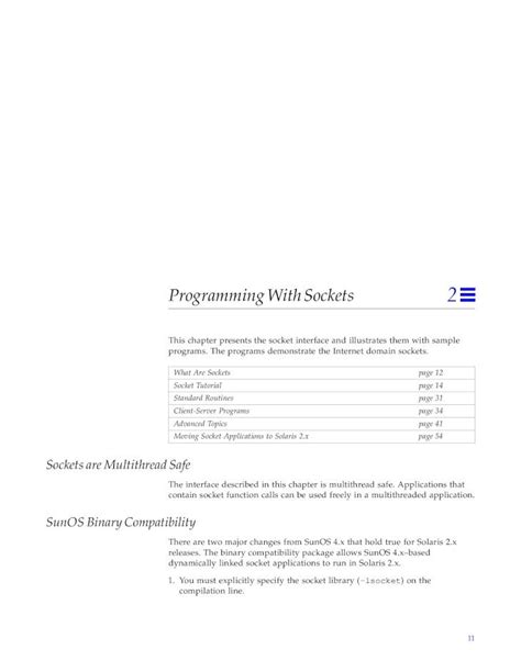 Pdf Programming With Sockets 2 ~bnoble 482 Handouts