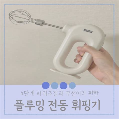 플루밍 무선 전동 거품기로 요리시간을 단축시켜기 머랭 우유거품 만들기 네이버 블로그